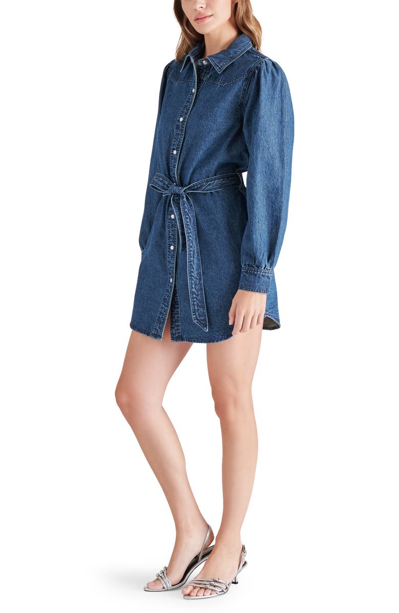 Steve Madden Denim Mini Shirtdress | Nordstromrack
