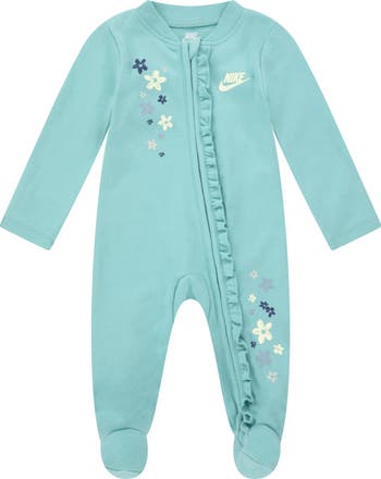 Nike Fresh Cut Ruffle Long Sleeve Footie | Nordstromrack