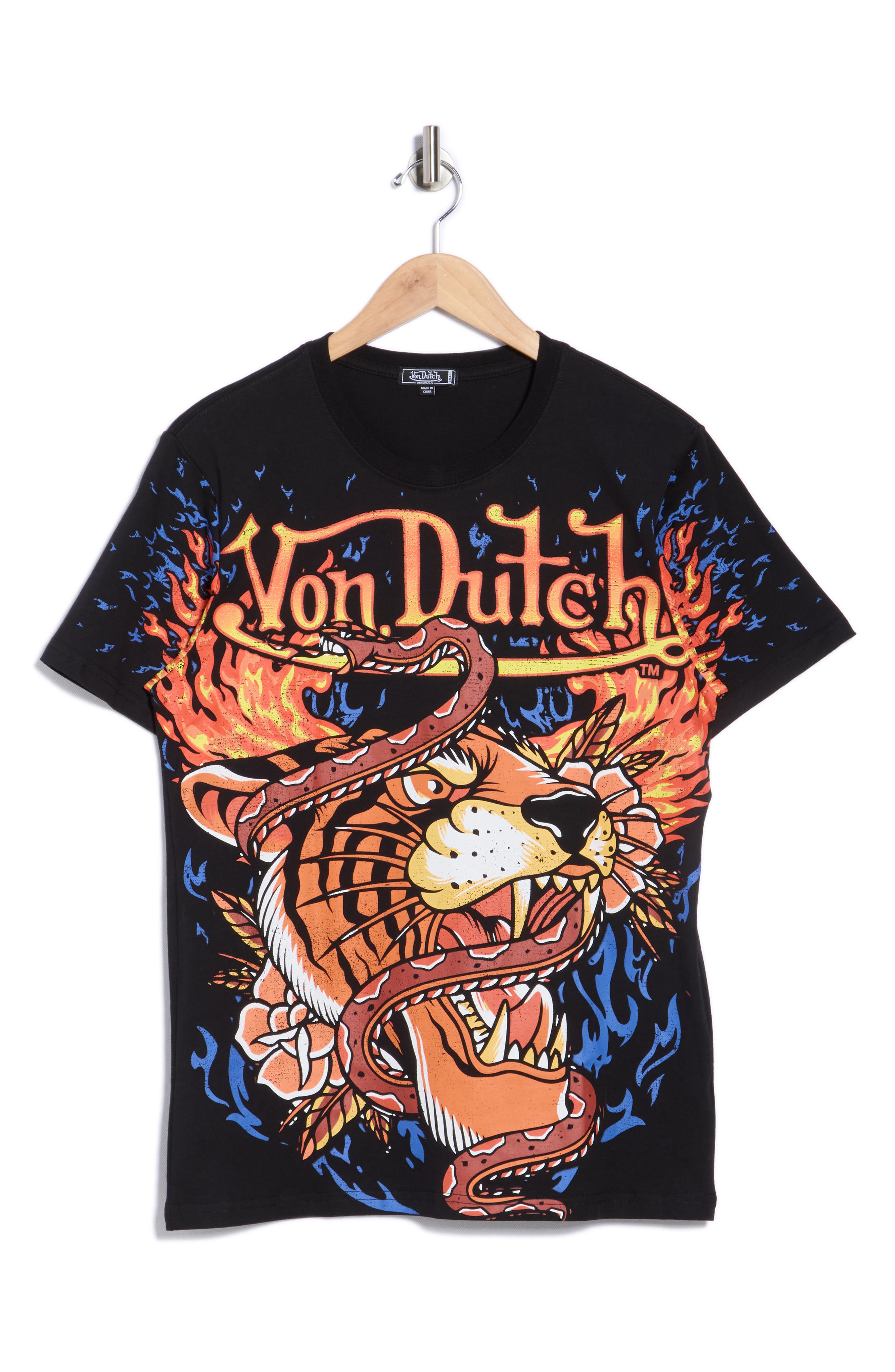 Von Dutch Tiger Drop Out Graphic T-Shirt | Nordstromrack