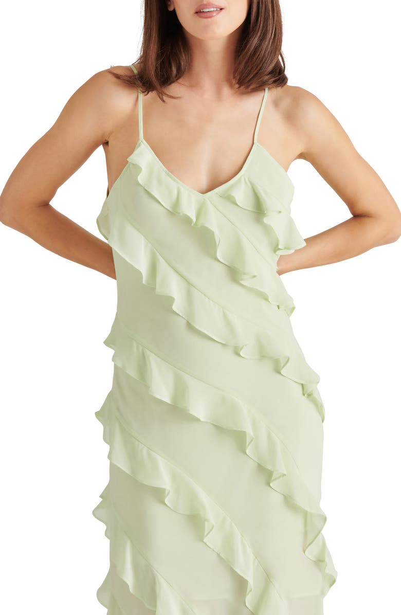 Steve Madden Dion Tiered Ruffle Maxi Slipdress | Nordstrom