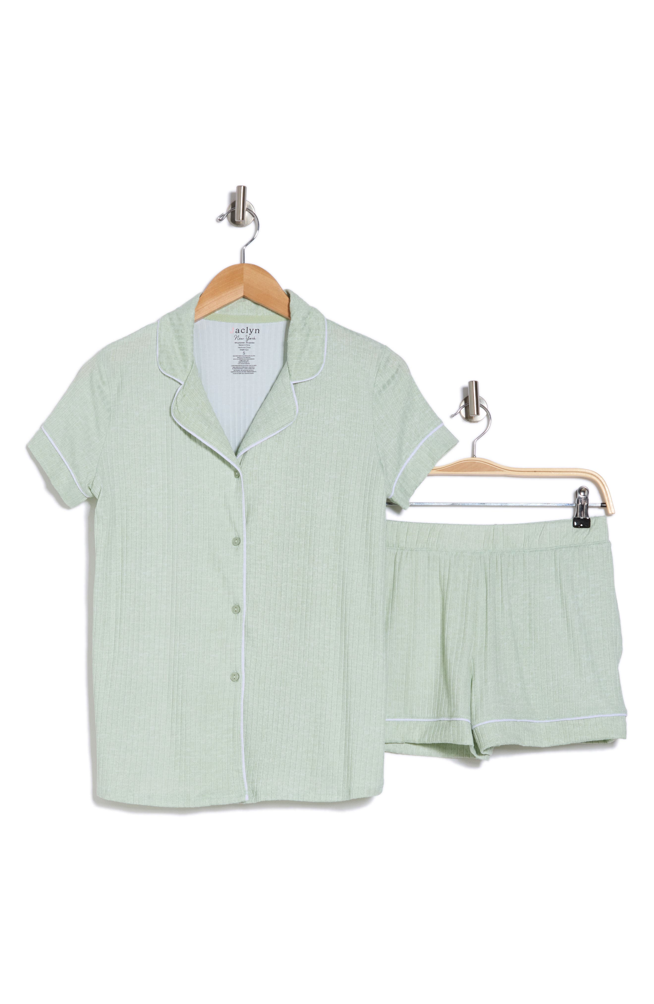 JACLYN Wide Rib Short Pajamas | Nordstromrack