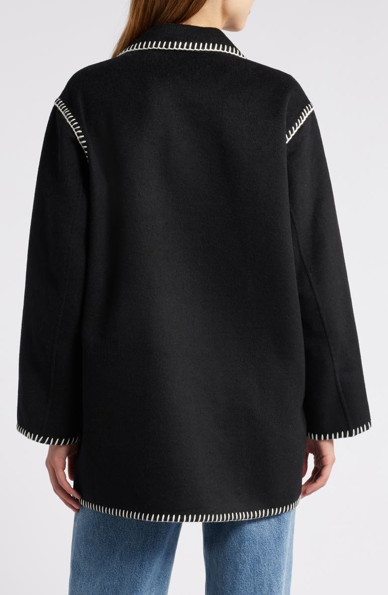 Rails Odyssey Whipstitch Detail Wool Blend Jacket | Nordstromrack