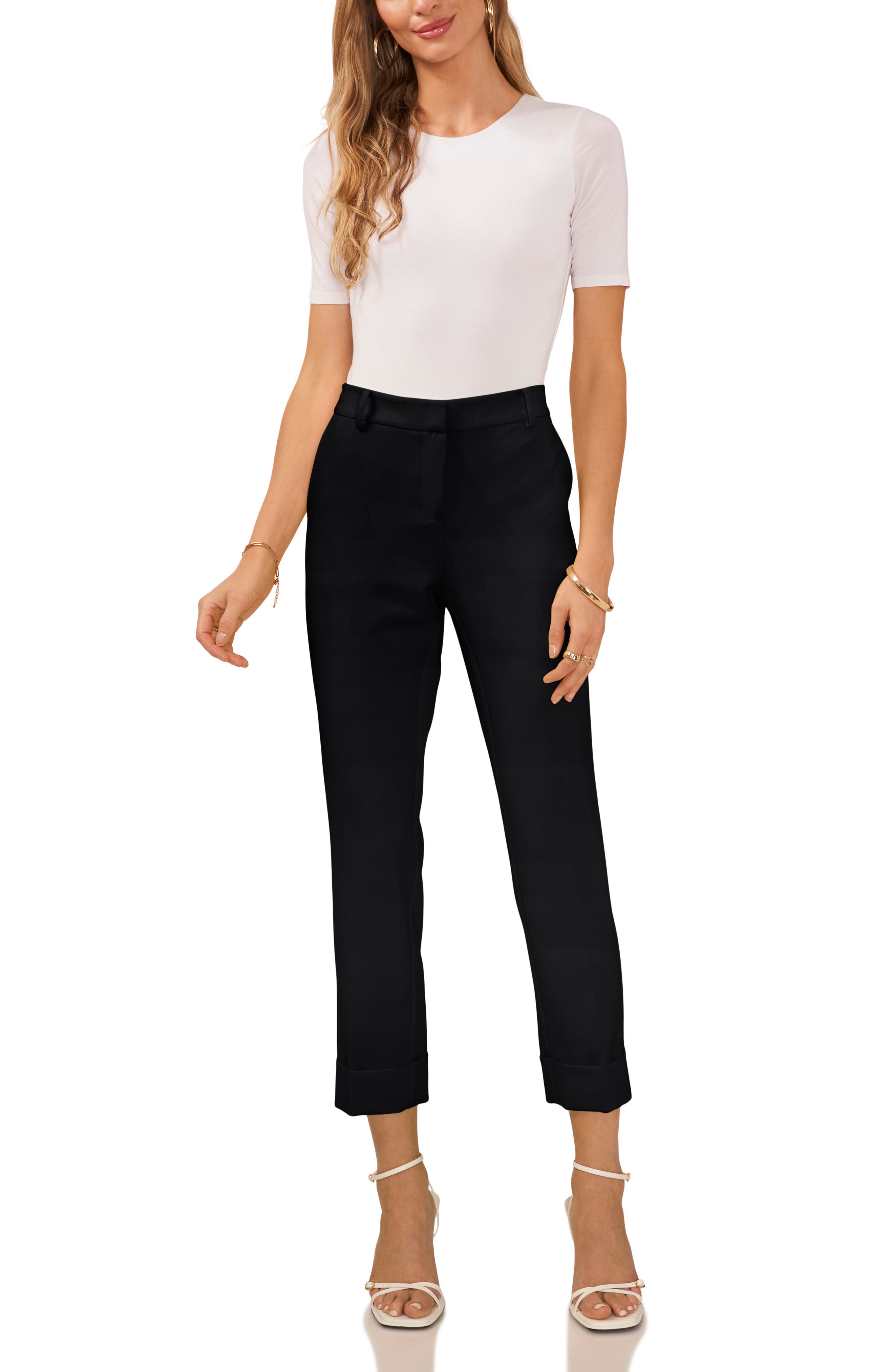 Vince Camuto Cuff Crop Pants | Nordstromrack