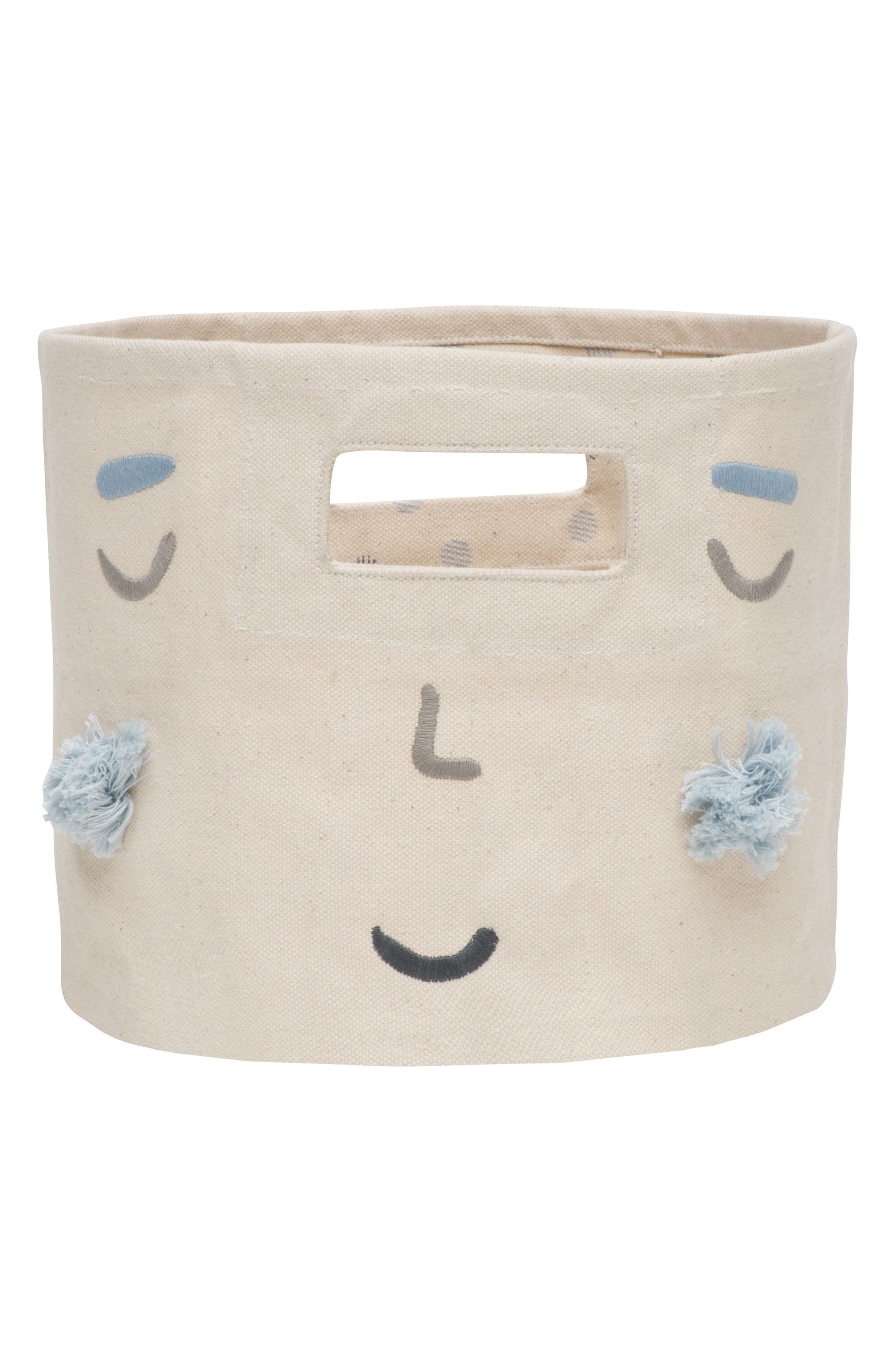 Pehr Peek-A-Boo Boy Mini Canvas Bin | Nordstrom