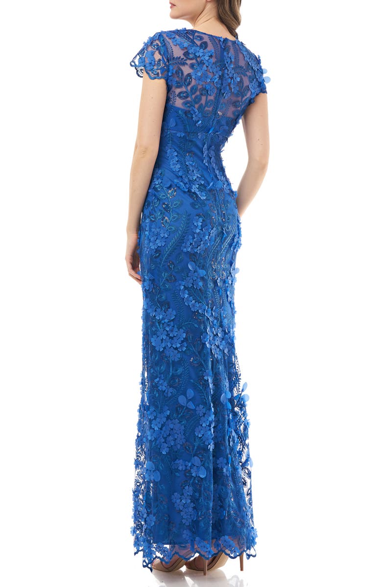 Carmen Marc Valvo Infusion Petals Embellished Gown | Nordstromrack