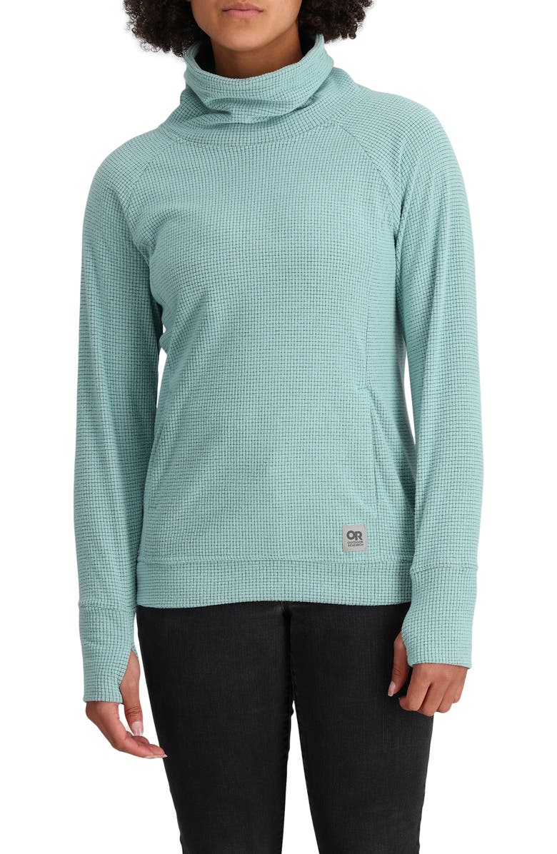 Outdoor Research Trail Mix Waffle Knit Cowl Neck Top | Nordstrom