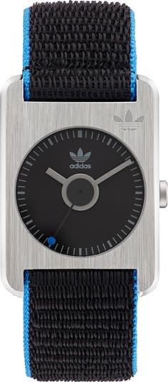 adidas Retro Pop One Nylon Strap Watch, 31mm | Nordstrom
