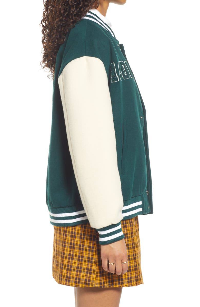 BP. Gender Inclusive Colorblock Varsity Jacket | Nordstromrack