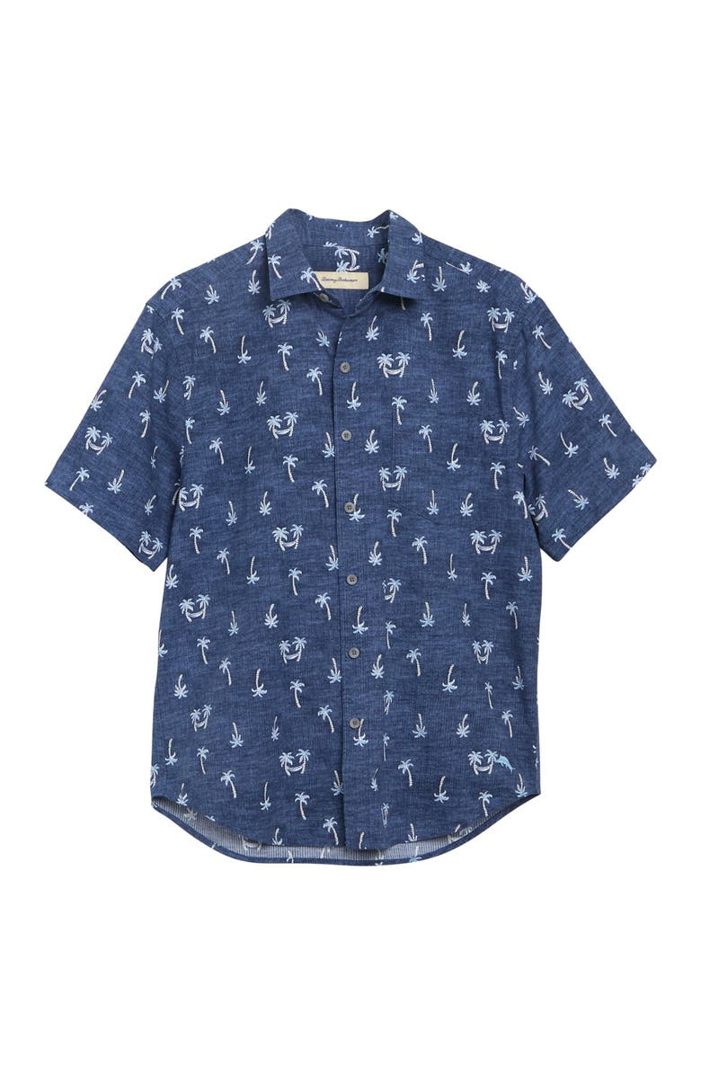 Tommy Bahama Short Sleeve Hammock Time Palm Tree Print Shirt ...