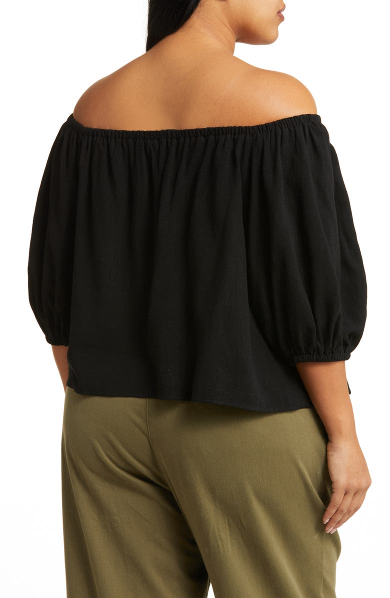 Topshop Curve Off the Shoulder Top | Nordstromrack
