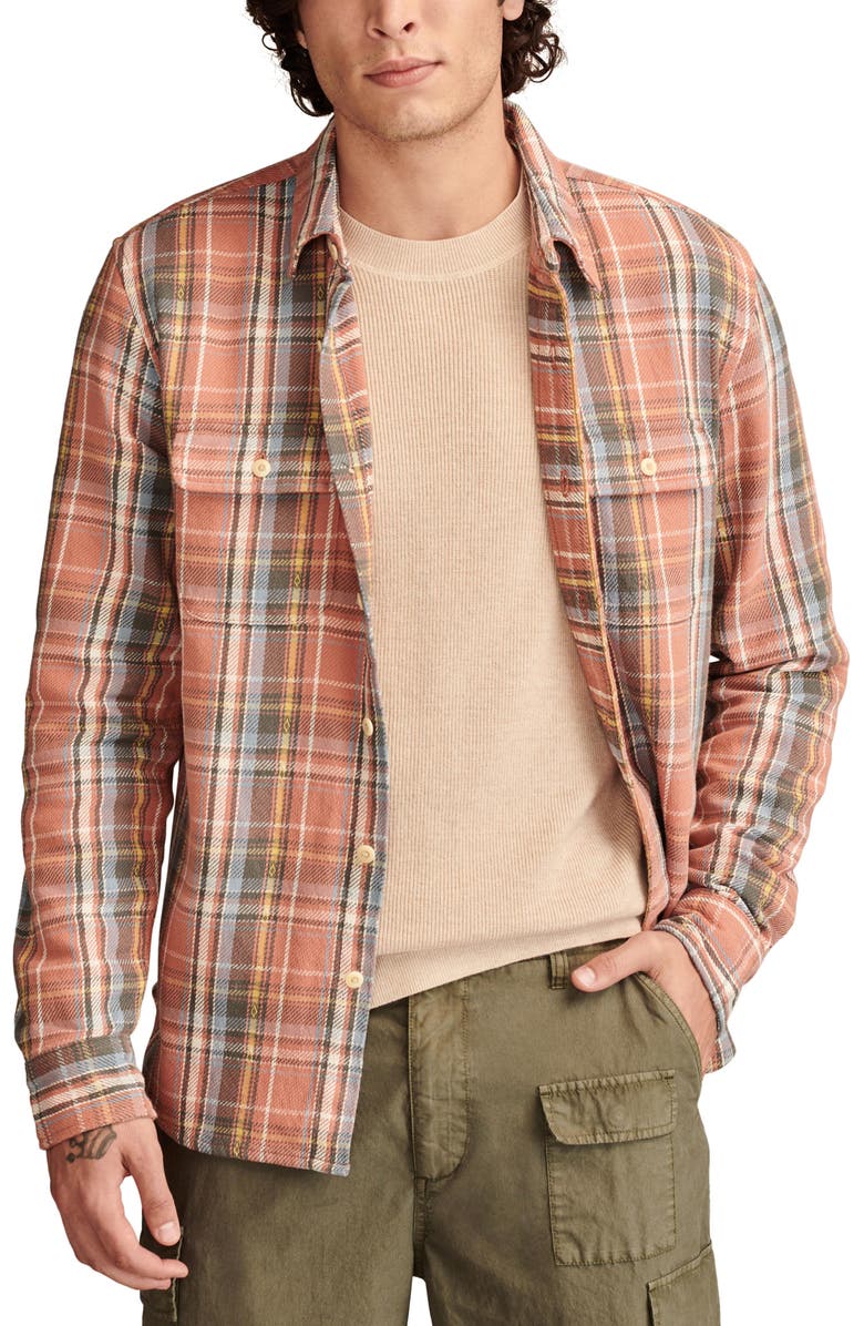 Lucky Brand Brushed Dobby Twill Workshirt | Nordstrom