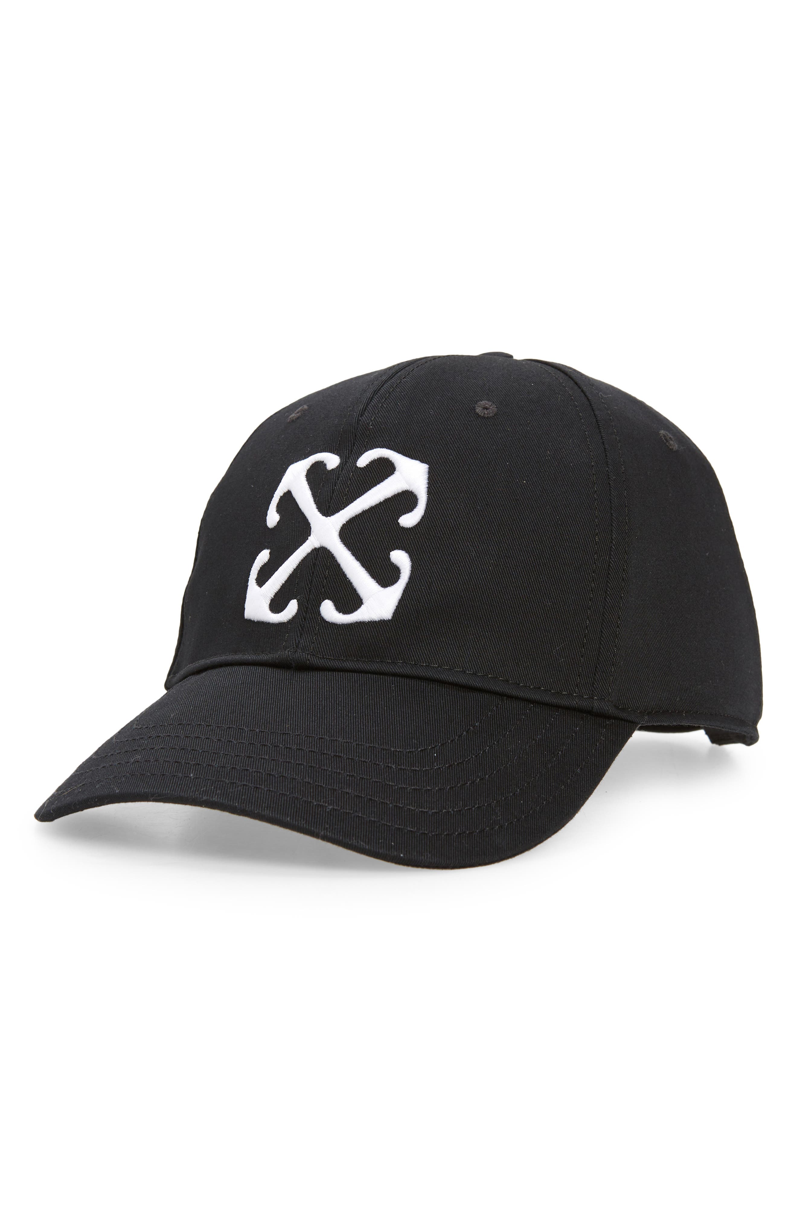 Off-White Embroidered Arrow Drill Baseball Cap | Nordstromrack