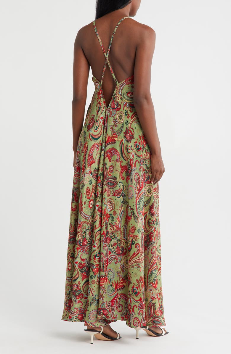 La Fiorentina Francesca Halter Tie Maxi Dress | Nordstromrack