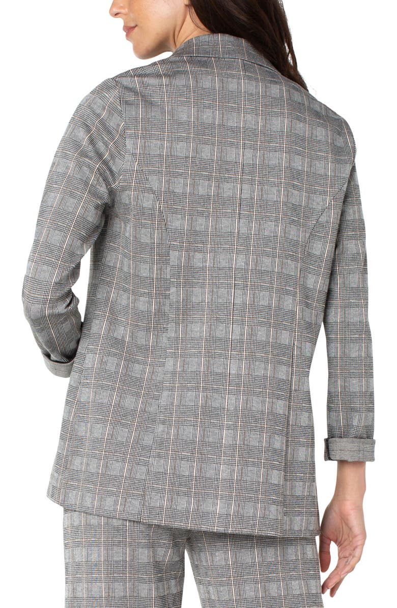Liverpool Los Angeles x Living in Yellow Glen Plaid Open Front Blazer ...