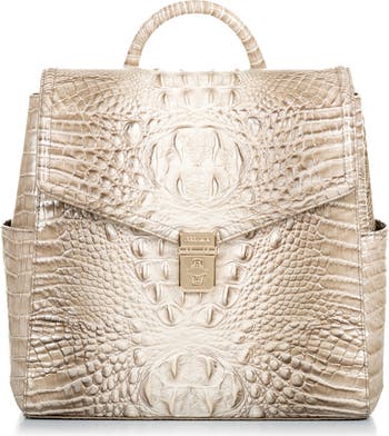 Brahmin Liz Medium Croc Embossed Leather Backpack | Nordstrom