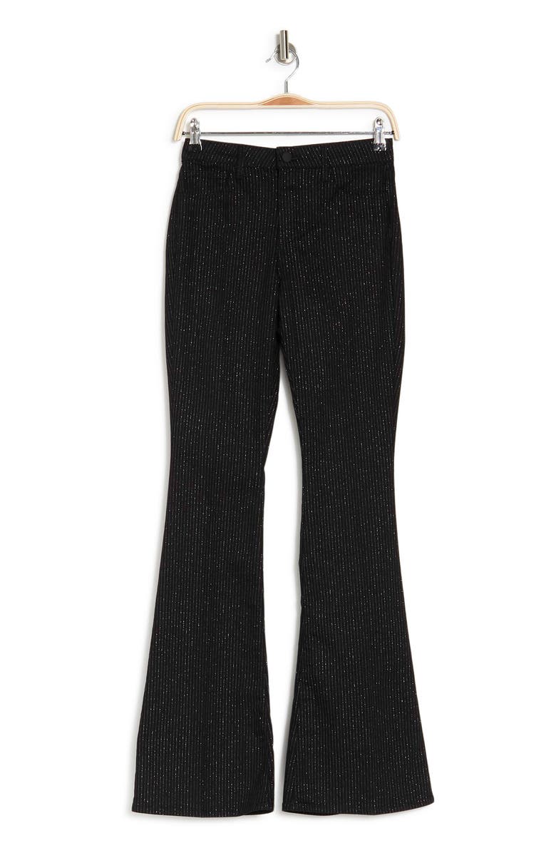 L'AGENCE Metallic Stripe Bell Bottom Pants | Nordstromrack