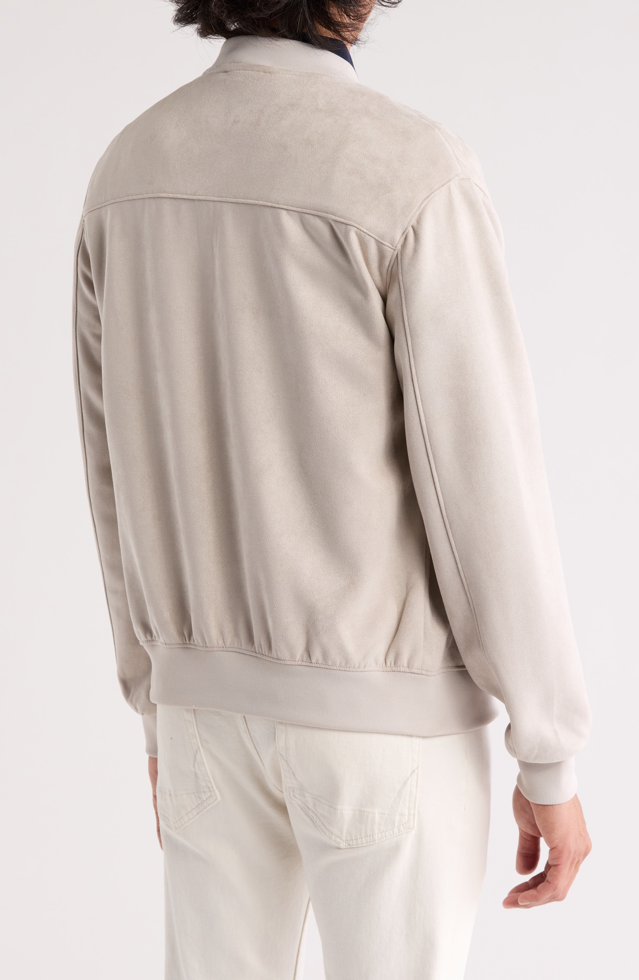DENIM AND FLOWER Stone Full Zip Bomber Jacket | Nordstromrack