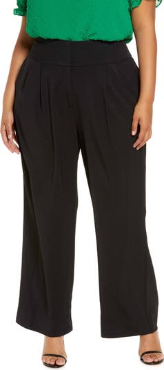 CeCe Wide Leg Twill Pants | Nordstromrack
