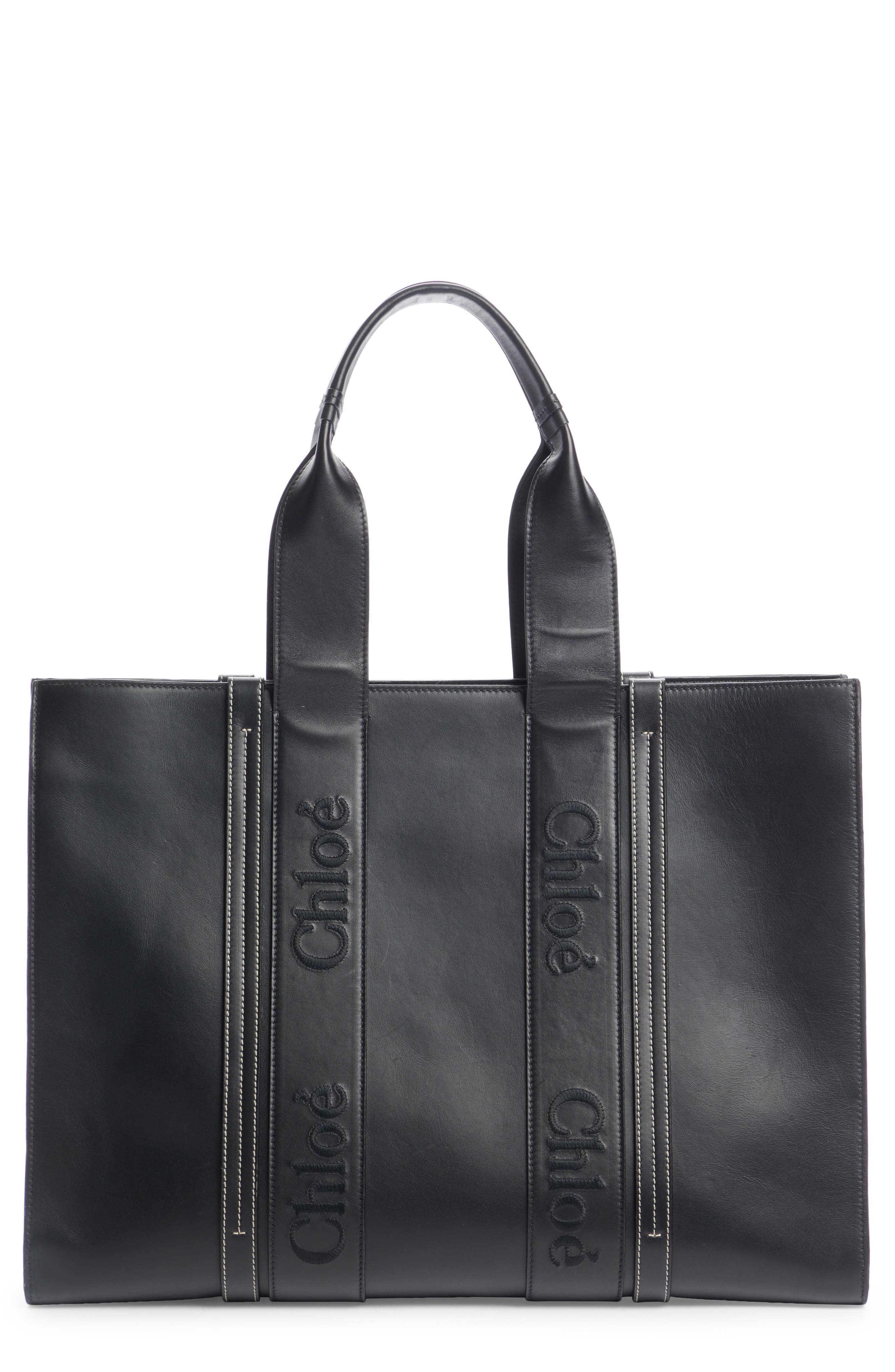 Chloé Medium Woody Leather Tote | Nordstrom