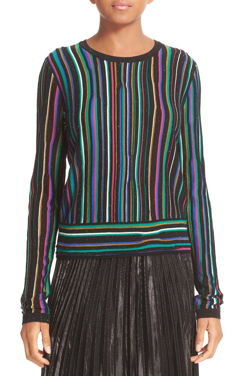 Diane von Furstenberg Arisha Nep Stripe Sweater | Nordstrom