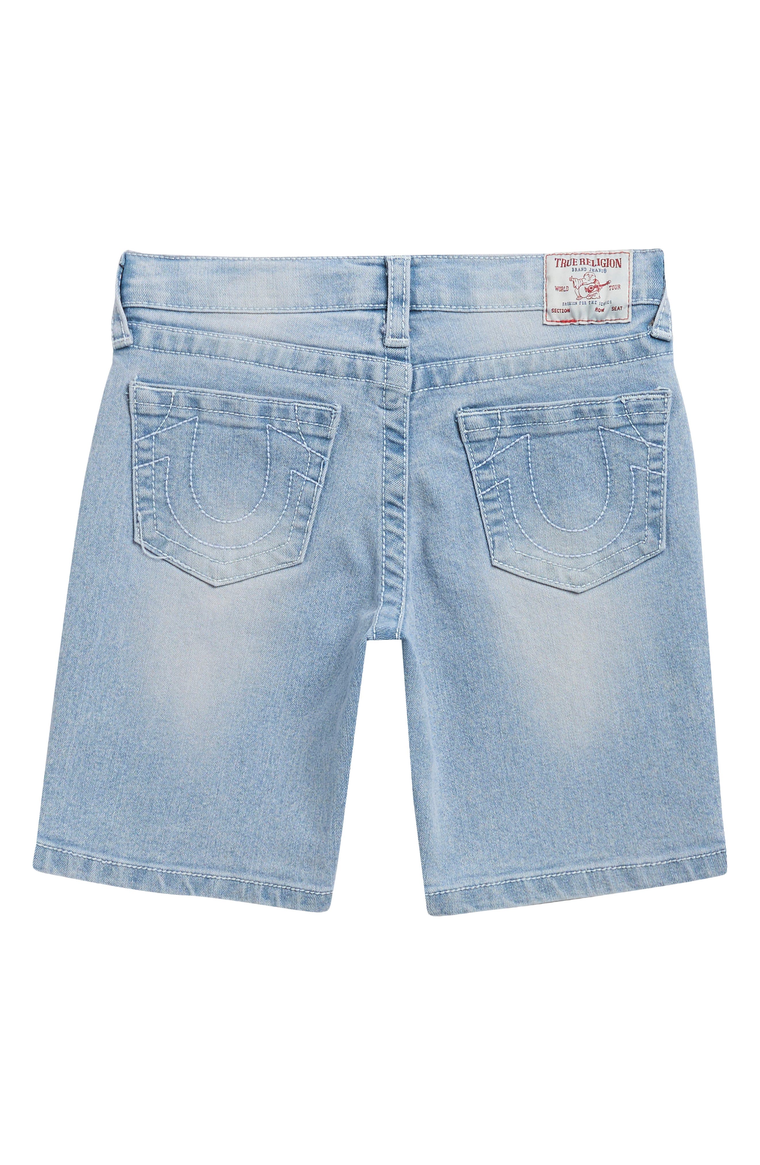 True Religion Kids' Logo Graphic Denim Shorts | Nordstromrack