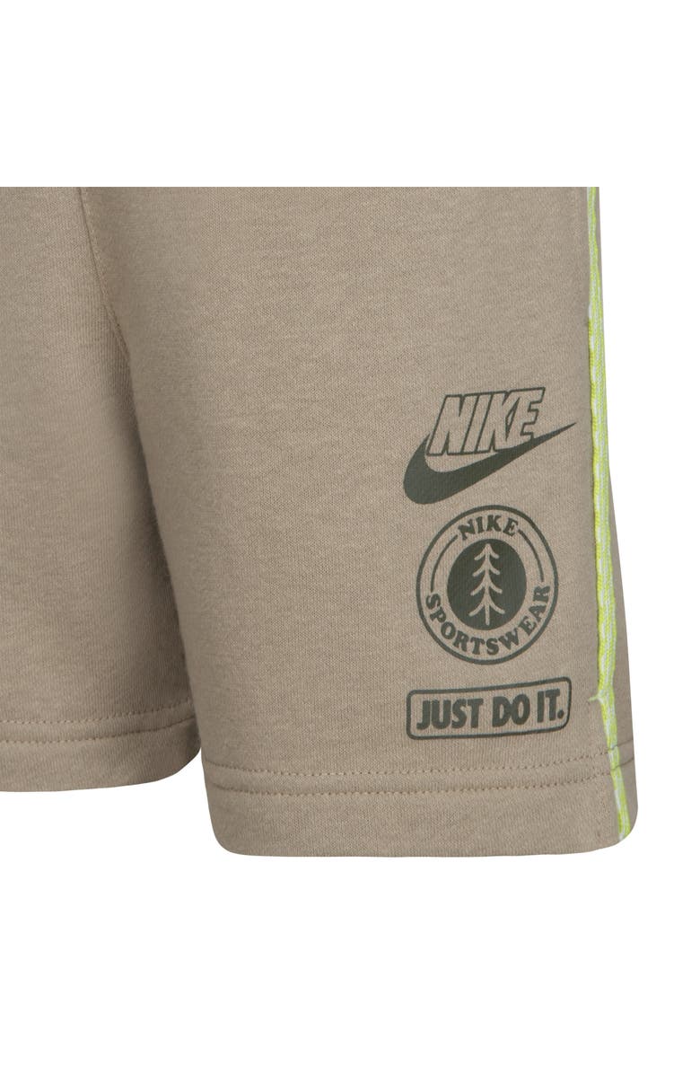 Nike Kids' Leave No Trace French Terry Taping Athletic Shorts | Nordstrom