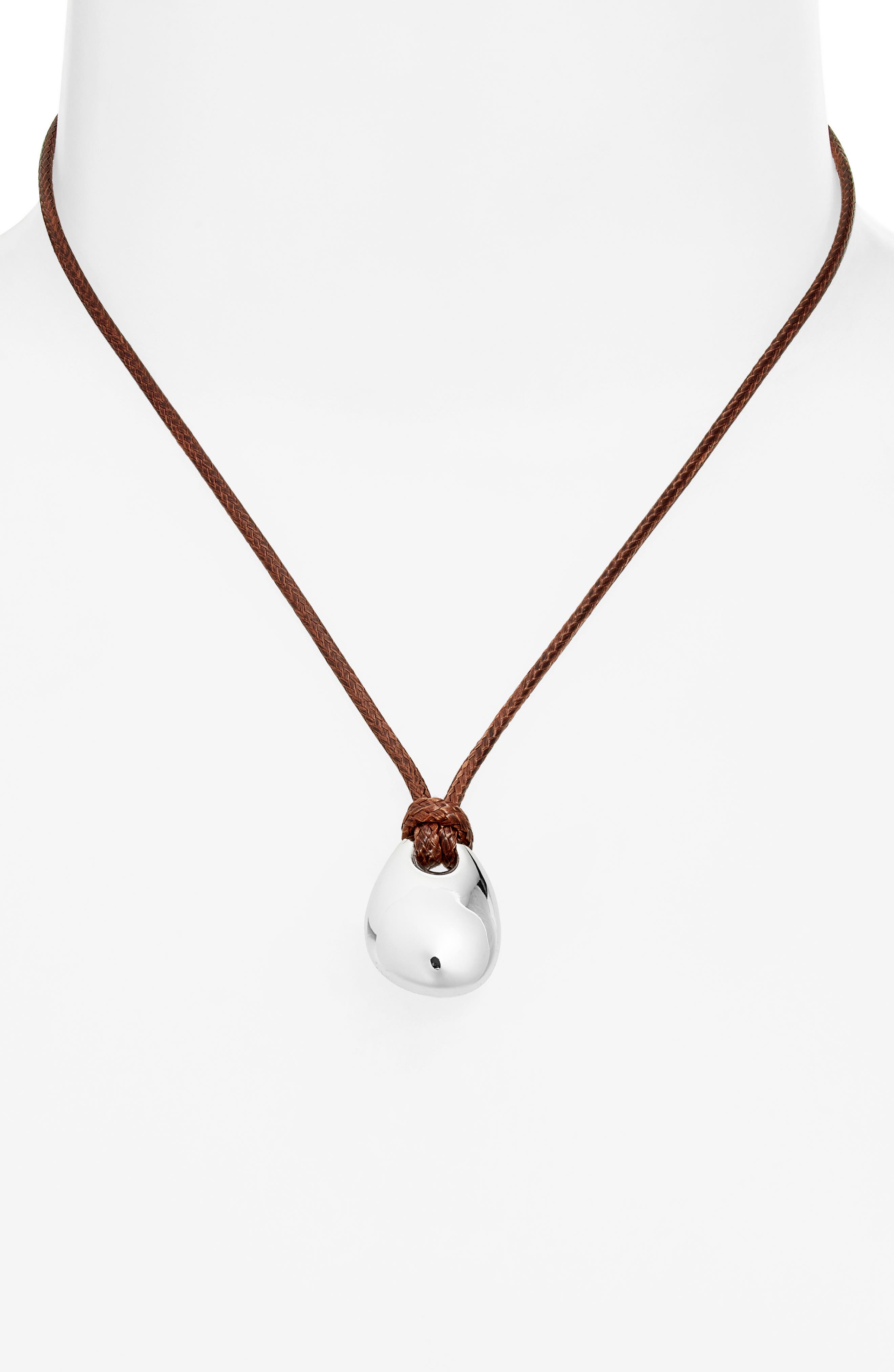 Open Edit Molten Orb Pendant Necklace | Nordstrom