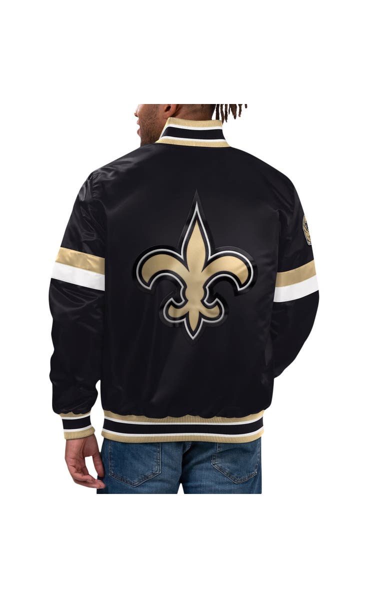 STARTER Men's Starter Black New Orleans Saints Home Game Satin Full ...