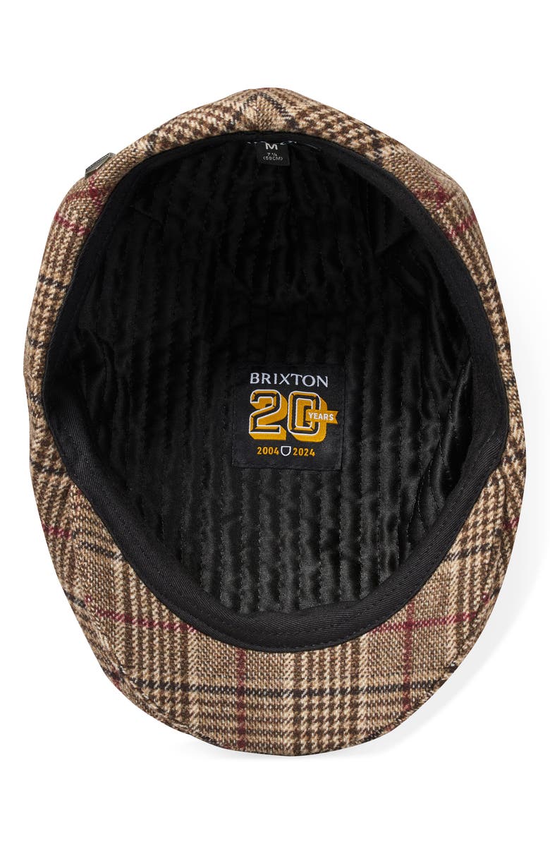 Brixton 20th Anniversary Hooligan Tweed Snap Cap | Nordstrom