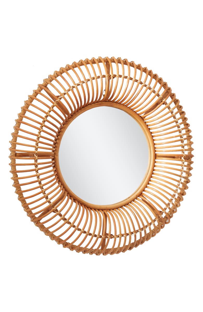 GINGER BIRCH STUDIO Rattan Handmade Mirror | Nordstromrack