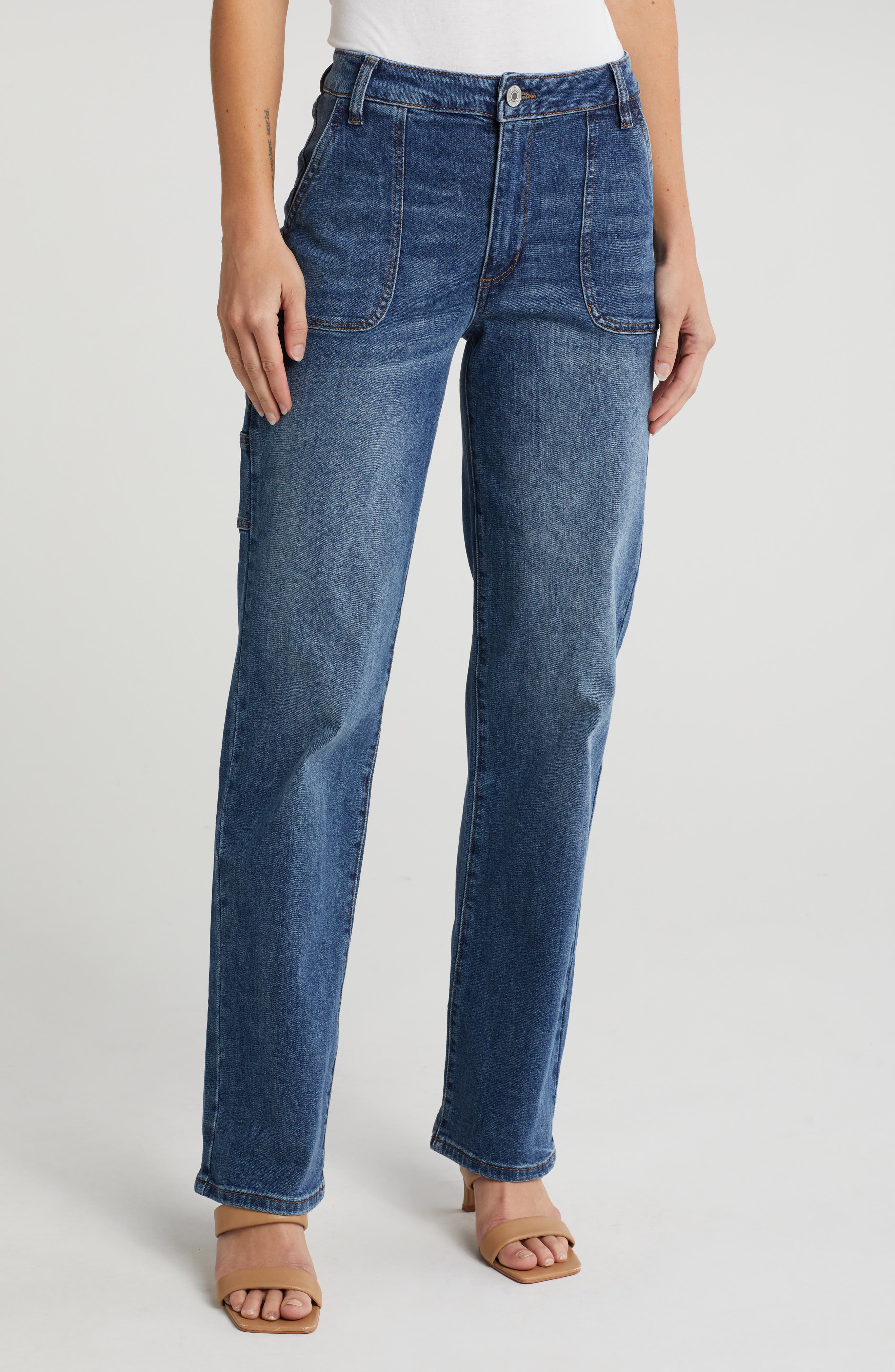STS Blue Allison High Waist Straight Leg Jeans | Nordstromrack