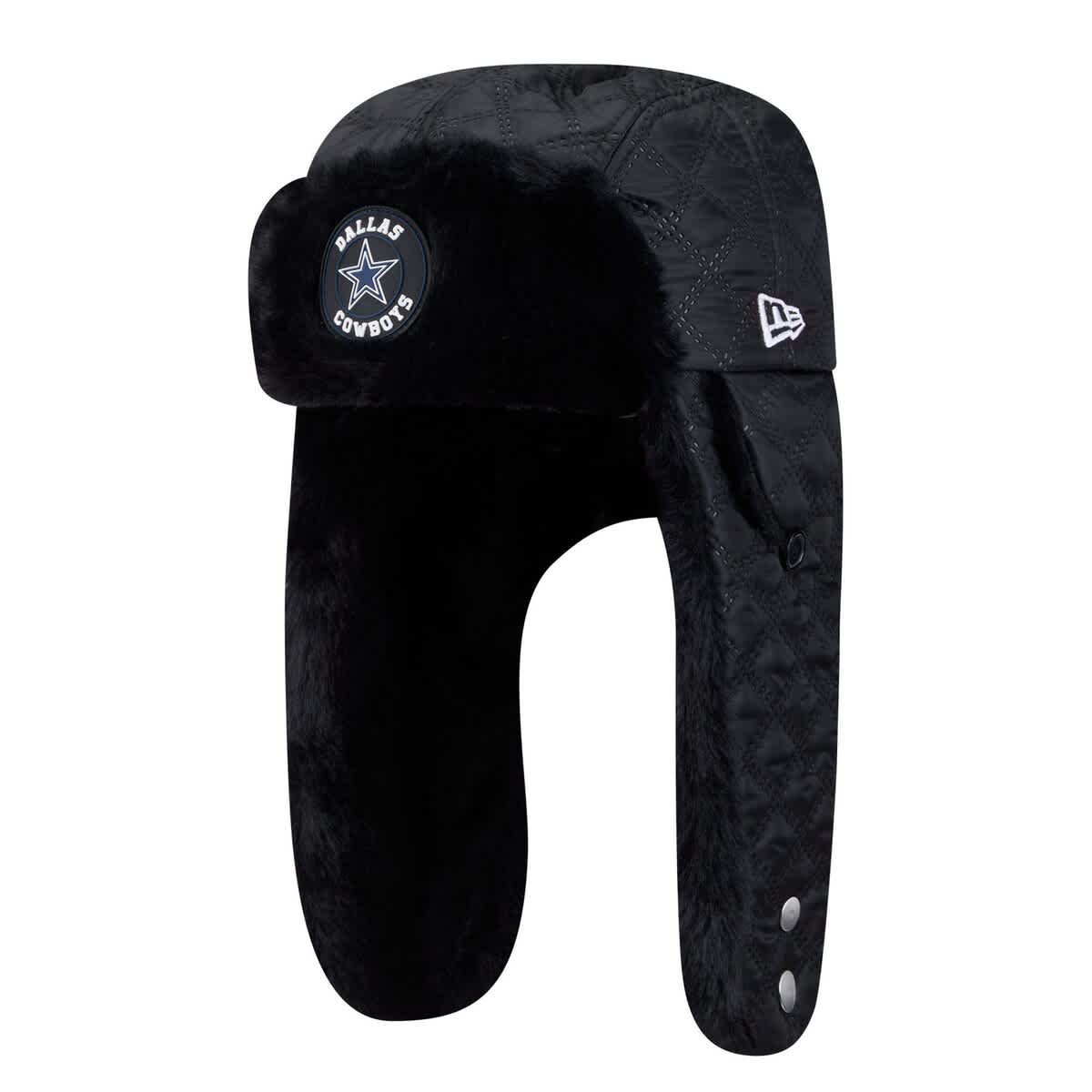 New Era Men's New Era Black Dallas Cowboys Quilted Trapper Hat | Nordstrom