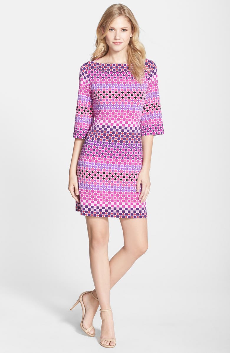 Donna Morgan Print Jersey Shift Dress | Nordstrom