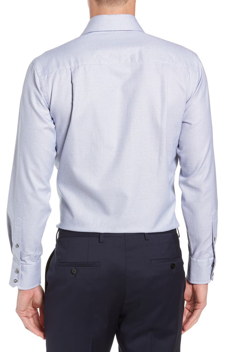 David Donahue Trim Fit Check Dress Shirt | Nordstrom
