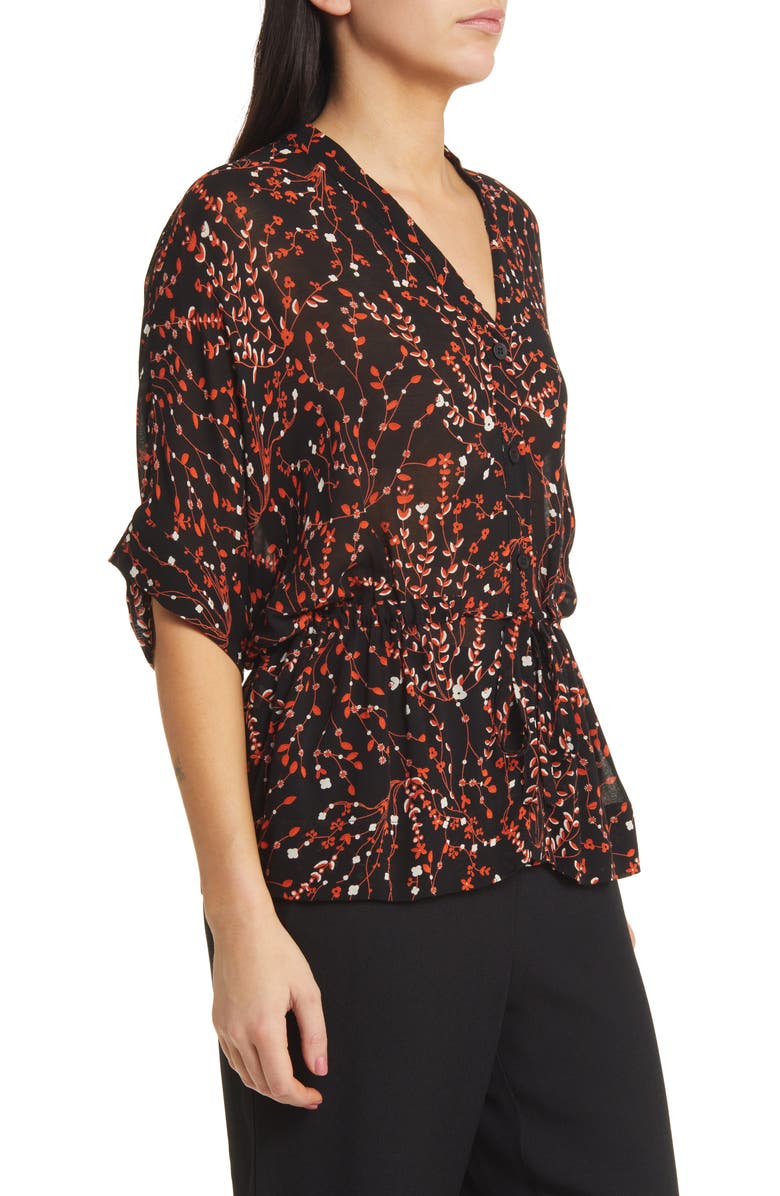 Masai Copenhagen Irekana Floral Top | Nordstromrack