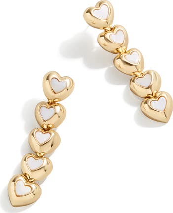 BaubleBar Heart Linear Drop Earrings | Nordstromrack