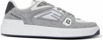 Balmain B-Court Skate Trainers In Fleece And Calfskin | Nordstrom