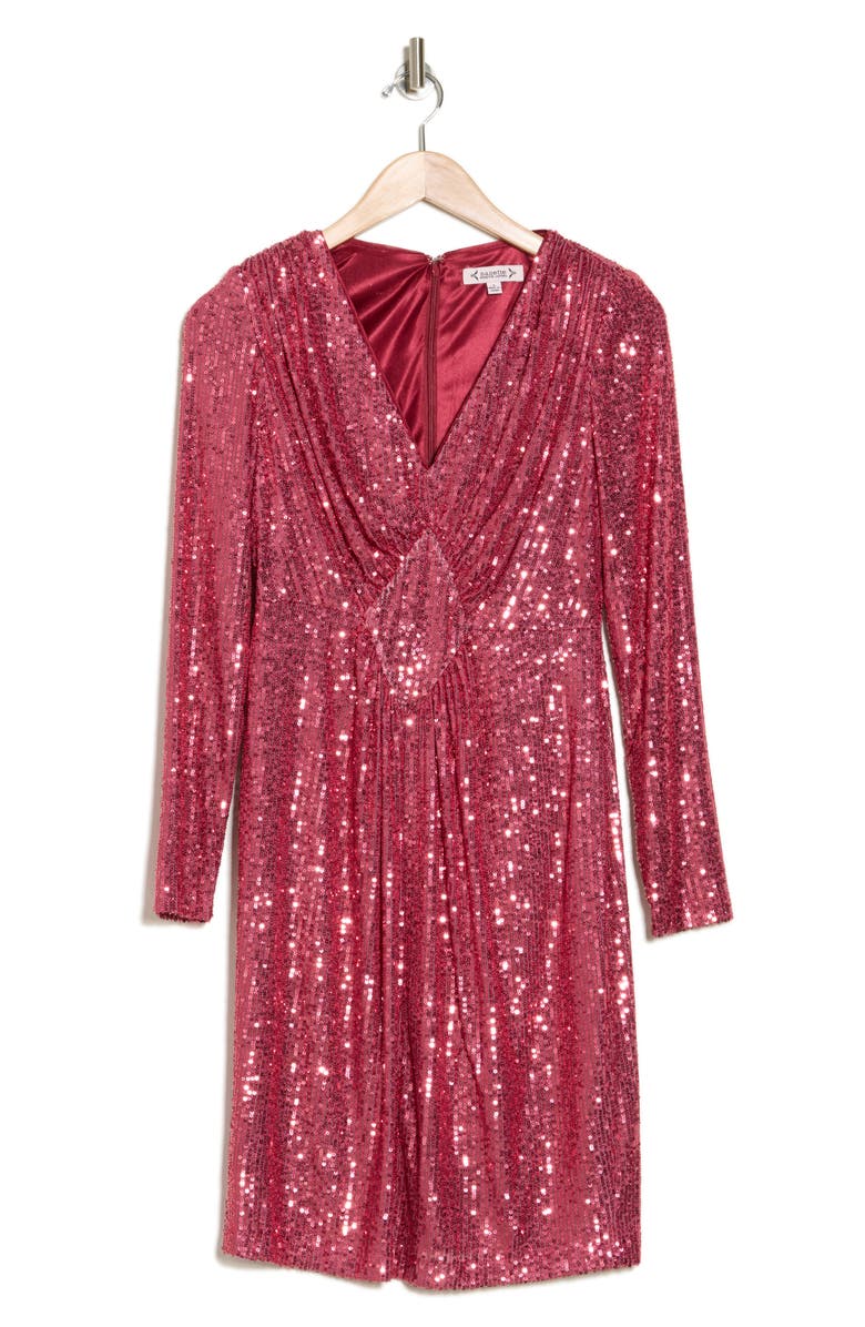 Nanette Lepore Long Sleeve Sequin Dress | Nordstromrack