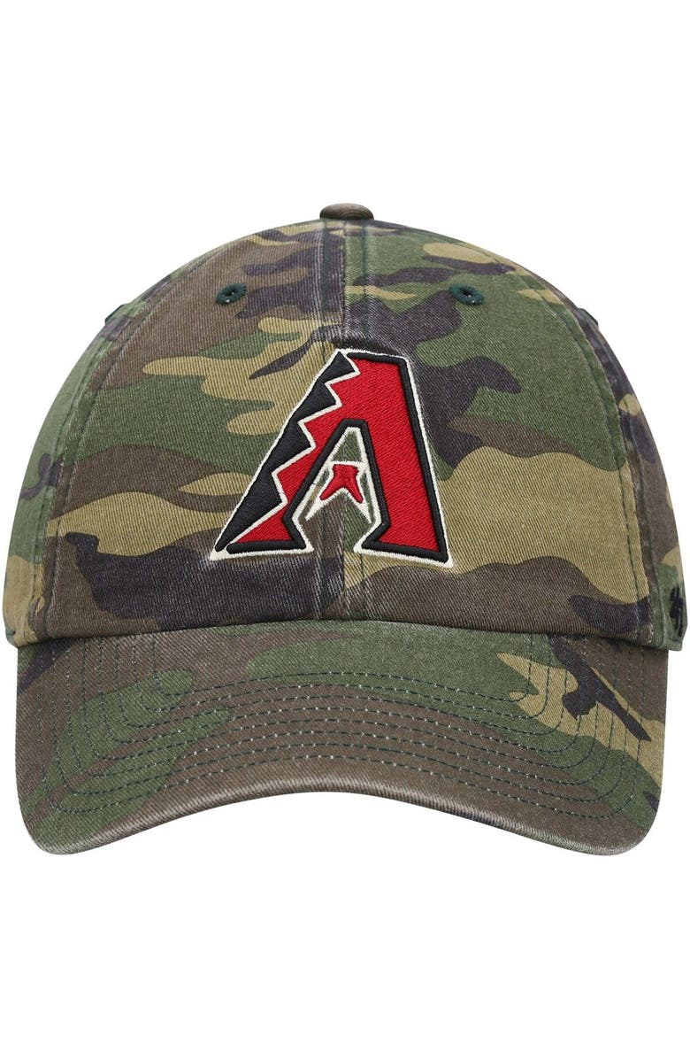 '47 Men's '47 Camo Arizona Diamondbacks Team Clean Up Adjustable Hat ...