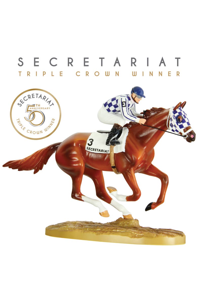 Breyer Horses 50th Anniversary Triple Crown Winner Secretariat & Jockey ...