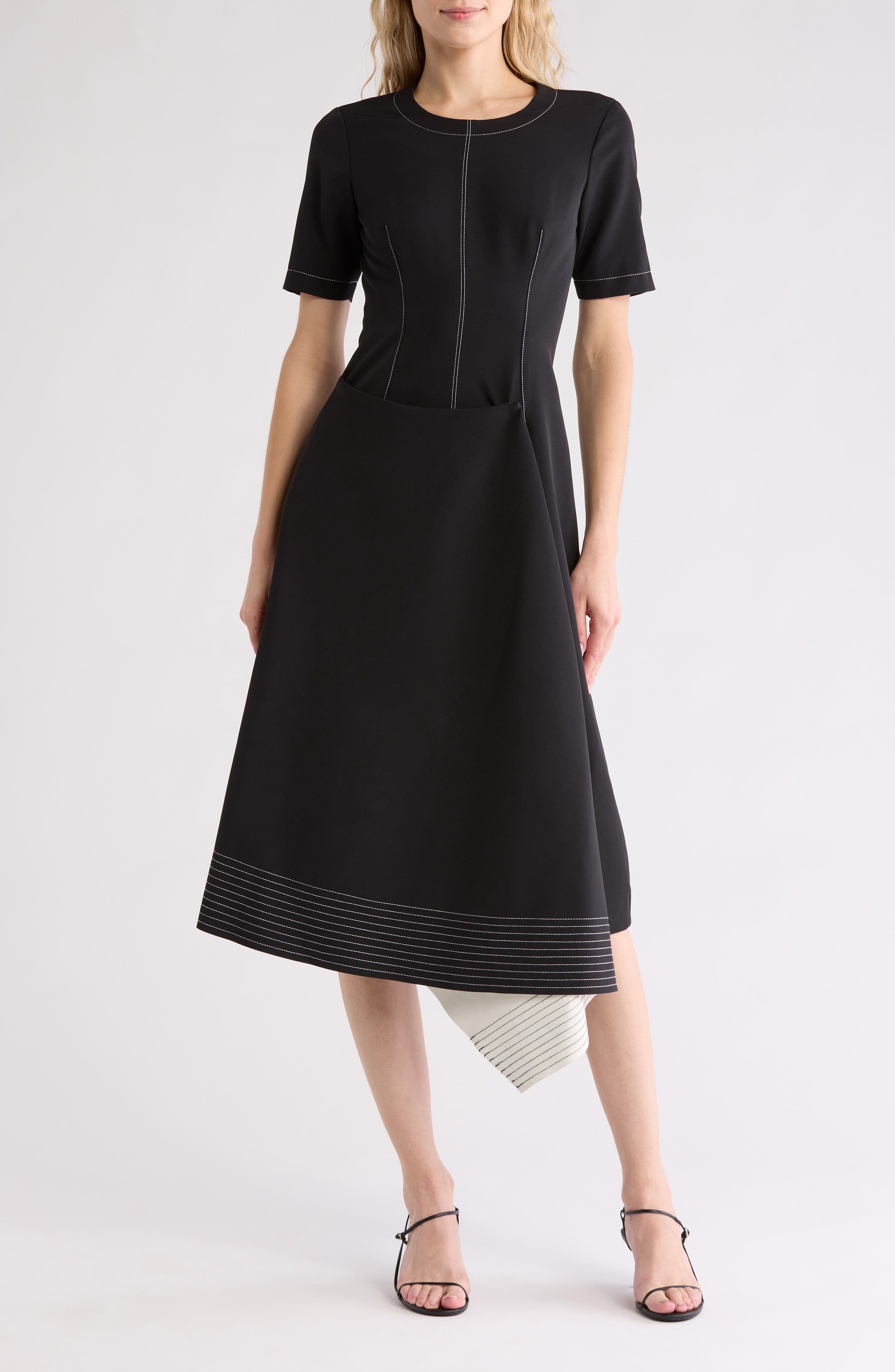 Simkhai Helen Stitched Midi Dress | Nordstromrack