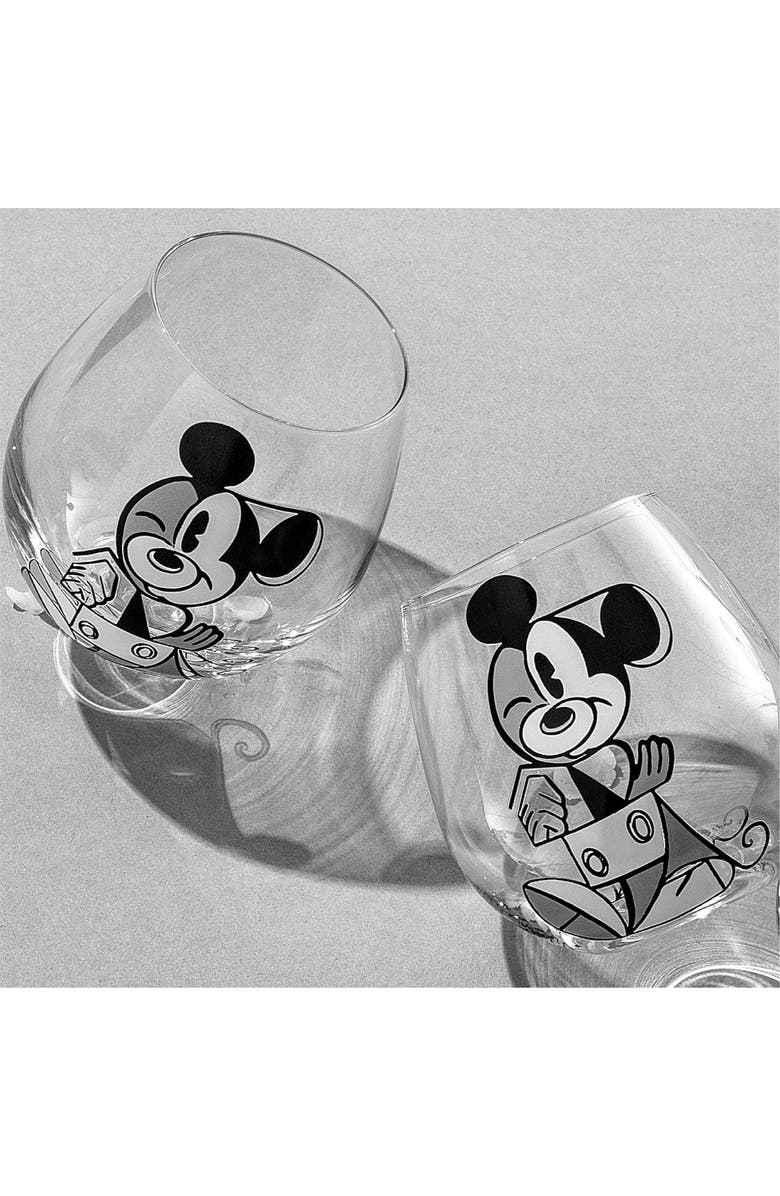 JoyJolt Mickey Constructive Drinking Glass - Set of 4 | Nordstromrack