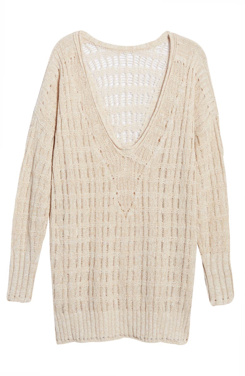 Free People Pretty in Pointelle Tunic Sweater | Nordstromrack