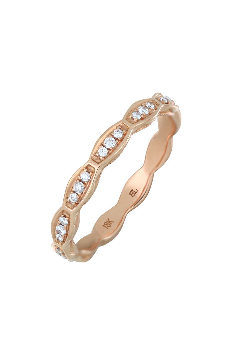 Bony Levy Mika Diamond Scalloped Stacking Ring | Nordstromrack