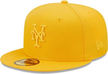 New Era Men's New Era Gold New York Mets Tonal 59FIFTY Fitted Hat ...
