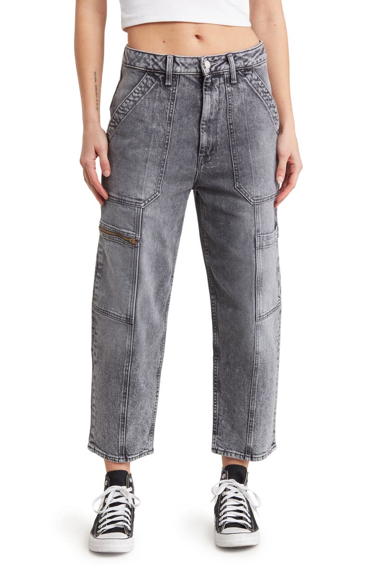 MOTHER The Private Zip Pocket Ankle Straight Leg Jeans | Nordstromrack