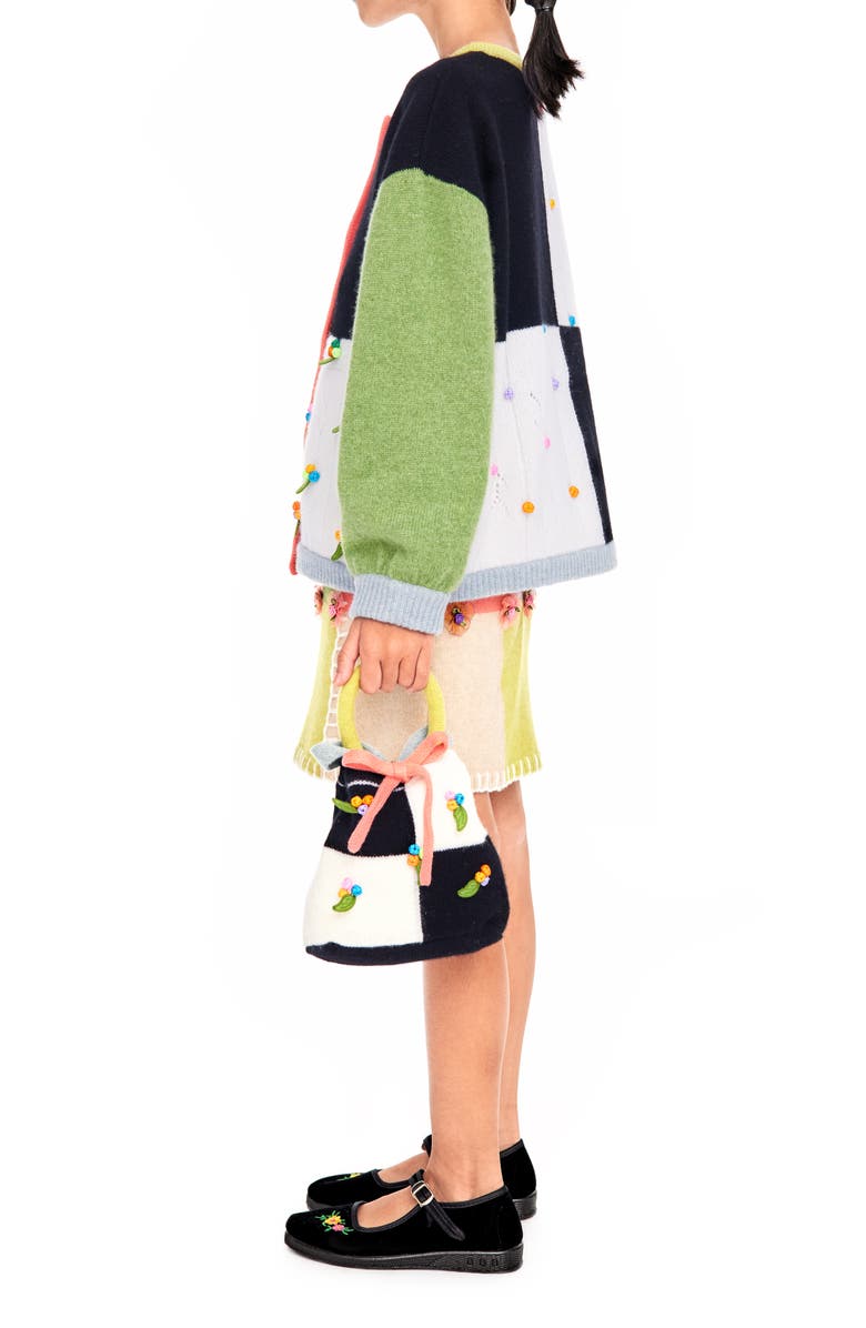 YanYan Kids' Rosie Lambswool Check Cardigan | Nordstromrack