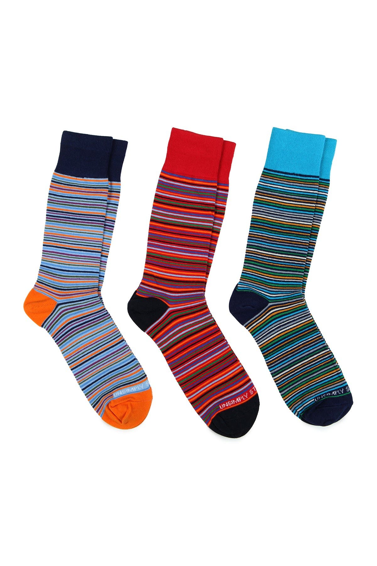 UNSIMPLY STITCHED Combo Crew Socks - Pack of 3 | Nordstromrack
