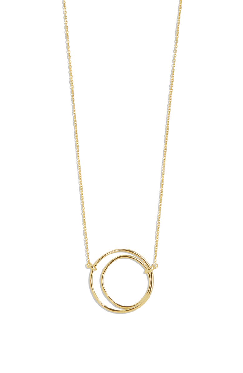 Argento Vivo Sterling Silver Layered Circle Pendant Necklace | Nordstrom