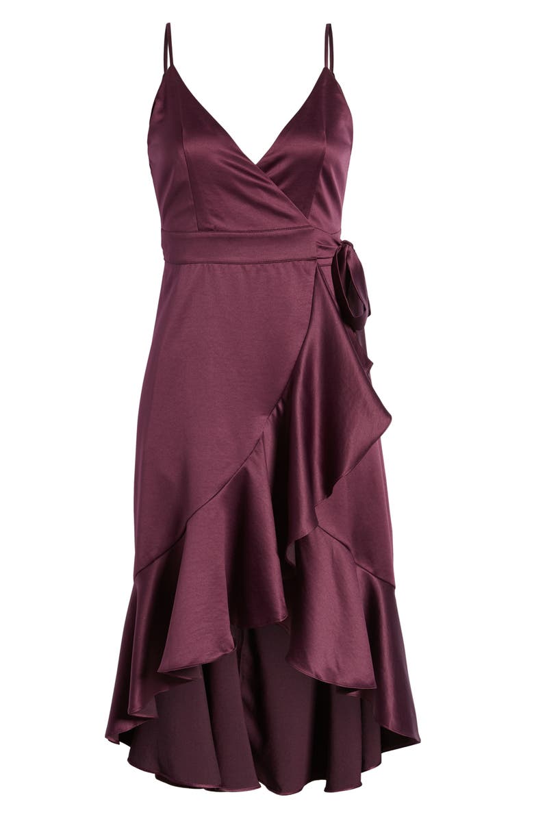 Band of Gypsies Payton Ruffled High/Low Dress | Nordstrom